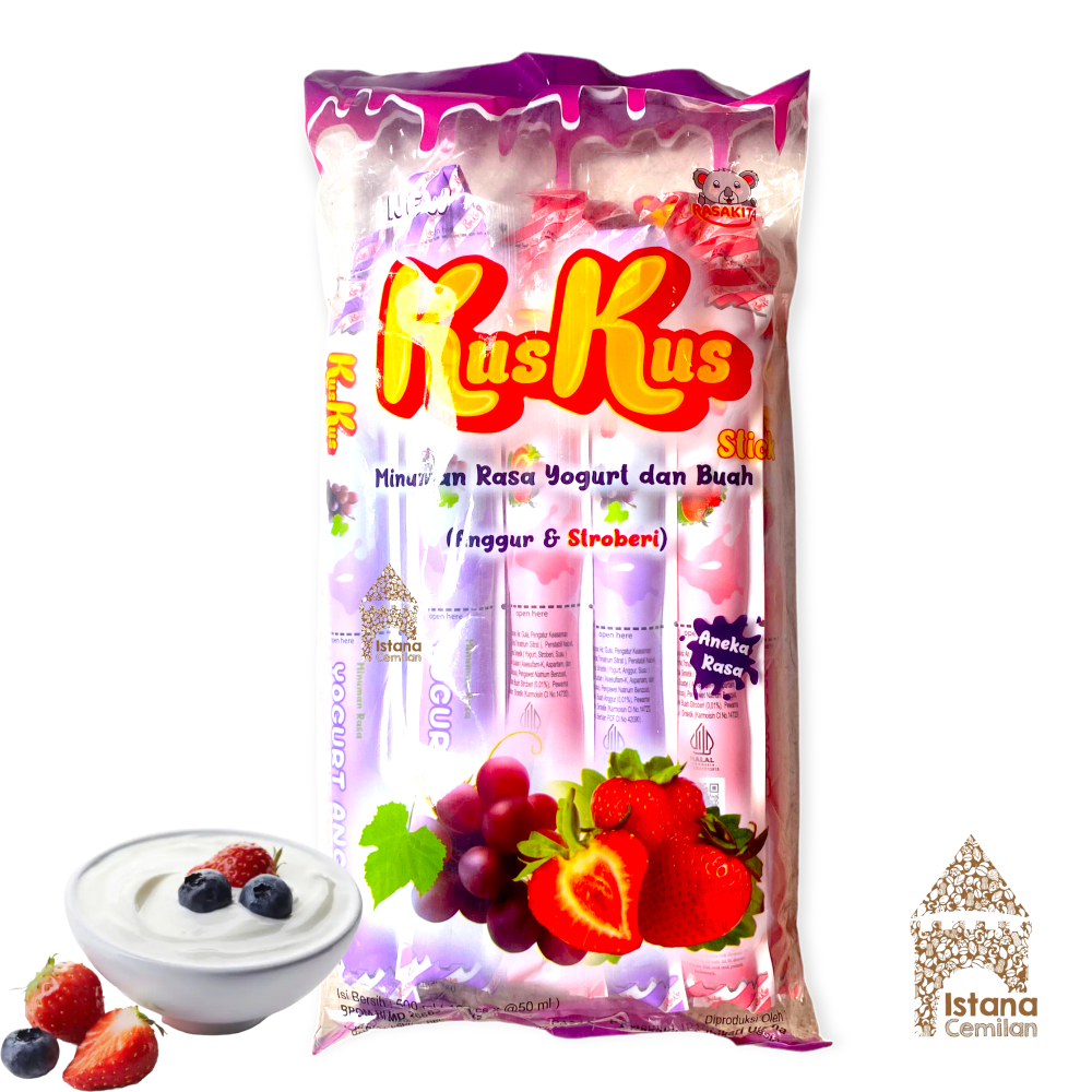 Jual Kuskus Stick Es Stik Minuman Rasa Yoghurt dan Buah (isi 10 Pcs) | Shopee Indonesia