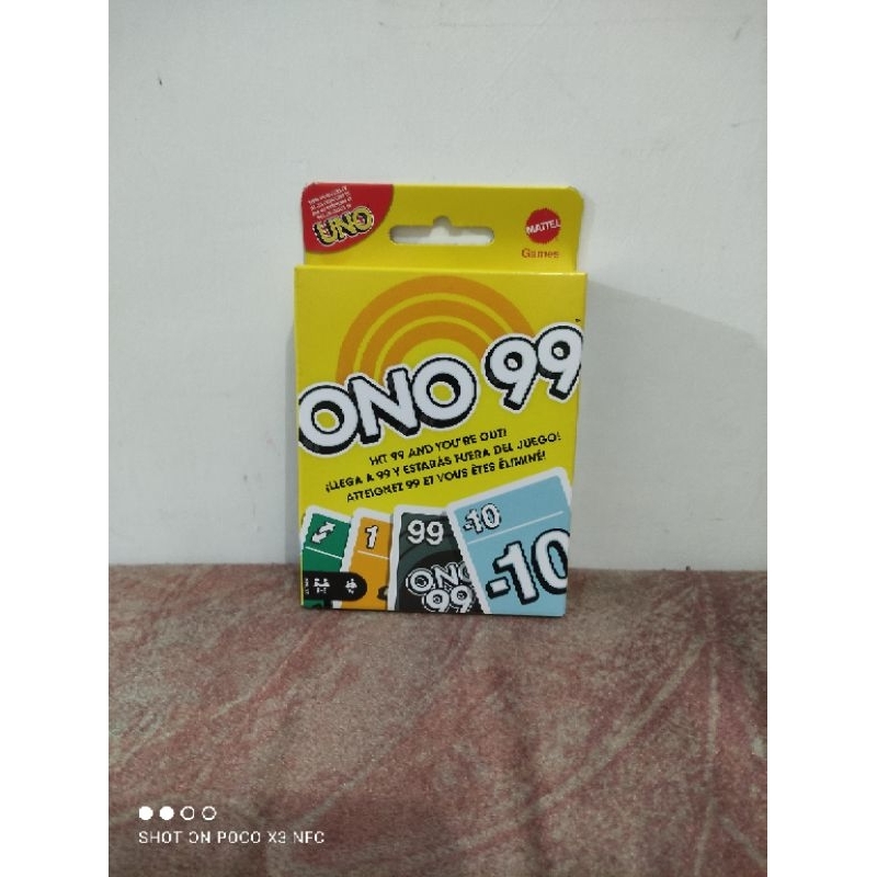 Jual Uno ono 99 card game original (mattel) | Shopee Indonesia