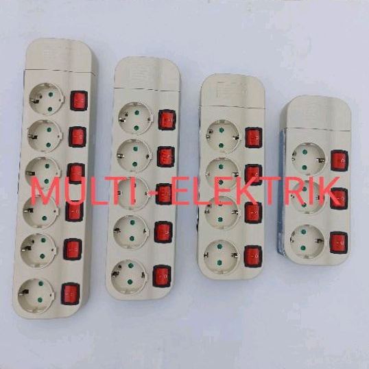Jual stop kontak uticon 3 4 5 6 lubang saklar on off masing tersendiri - tanpa kabel | Shopee ...