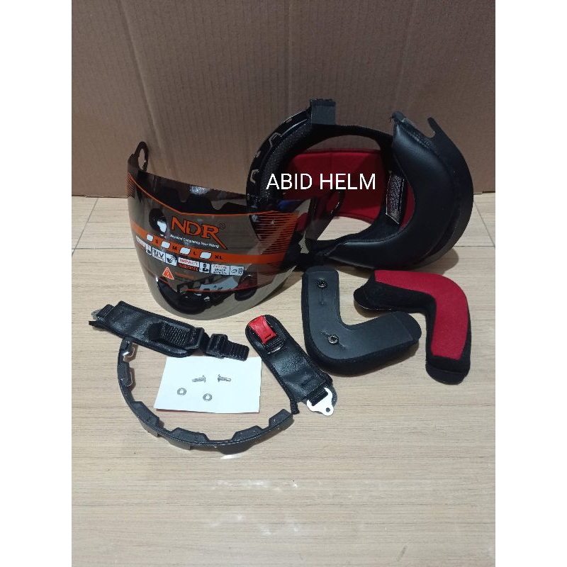 Jual busa helm kyt 2 vision satu set kancing klip BESI dan PLASTIK kaca ...