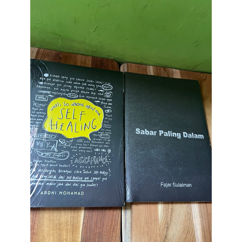 Jual PAKET 2 BUKU SABAR PALING DALAM - SELF HEALING | Shopee Indonesia