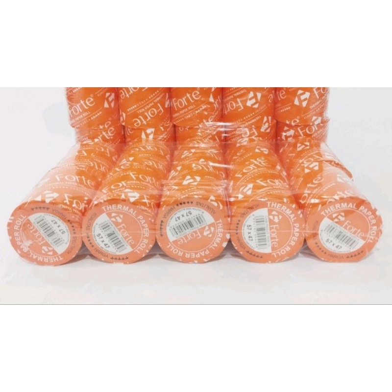 Jual KERTAS THERMAL/KERTAS KASIR/PAPER THERMAL ROLL FORTE 57 X 47 MM ...