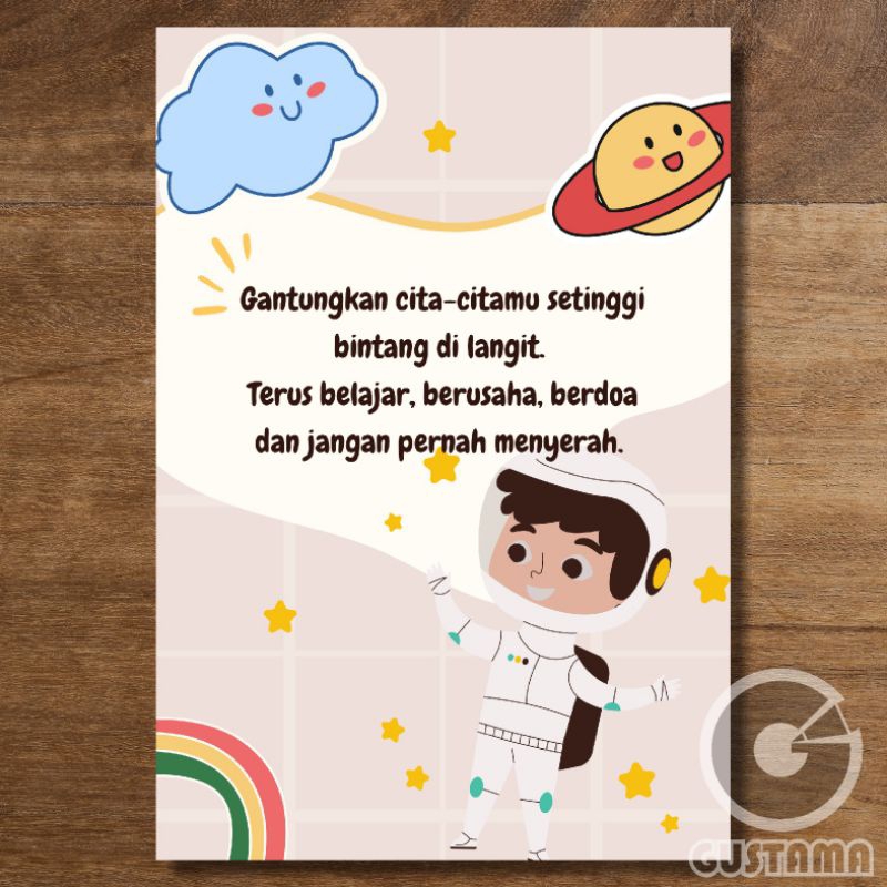 Jual Poster Motivasi Anak, Kata Bijak Quotes Anak A3 | Shopee Indonesia