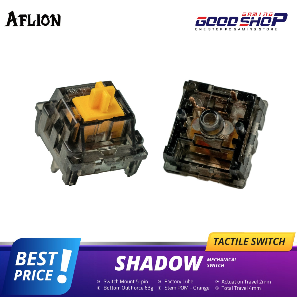 Jual AFLION Shadow 63g Switch (Tactile - PCB Mount) | Shopee Indonesia