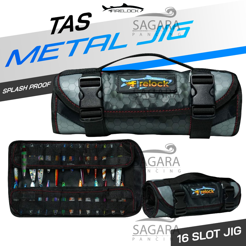 Jual Tas Metal Jig Tempat Metal Jig Bag Roll FireLock | Shopee Indonesia