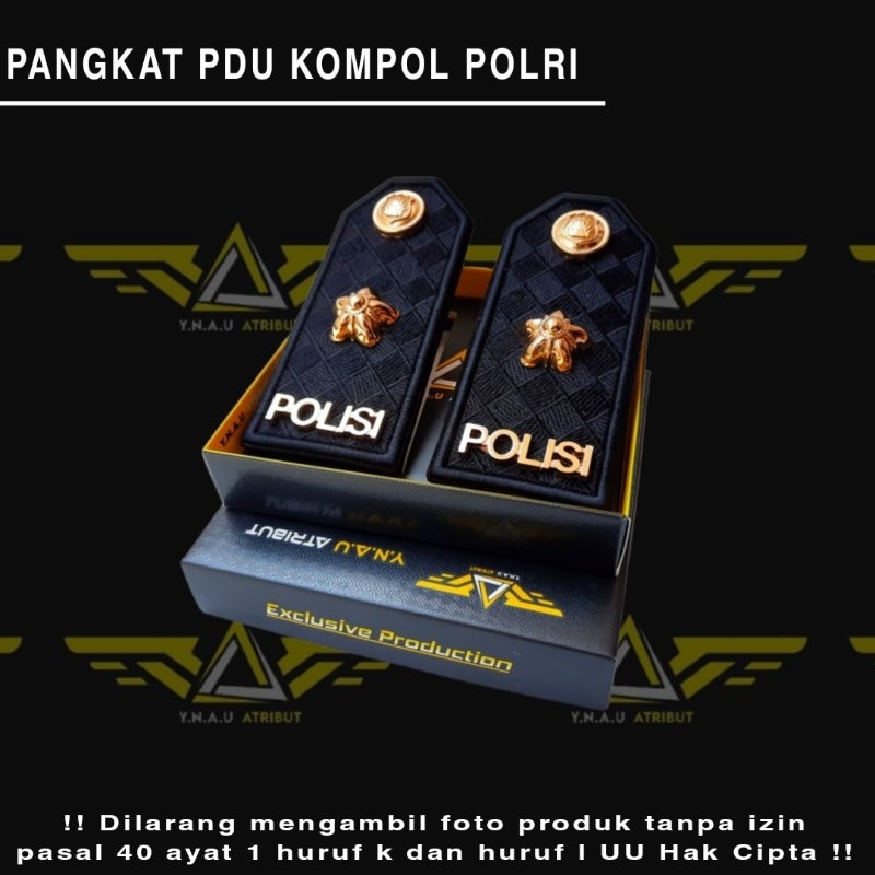 Jual ATRIBUT POLISI / PANGKAT PDU KOMPOL POLRI EXCLUSIVE | Shopee Indonesia