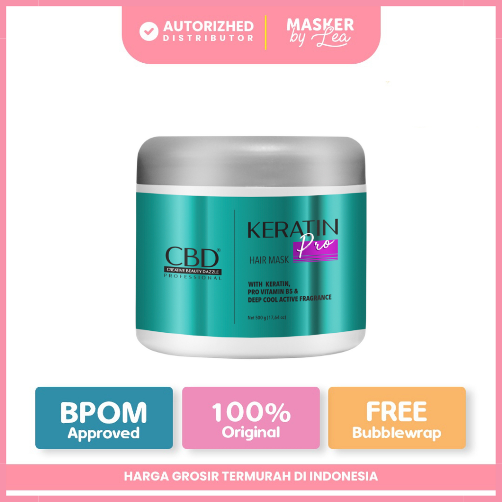 Jual CBD Professional Keratin Pro Daily Use Hair Mask 500gr (Masker ...