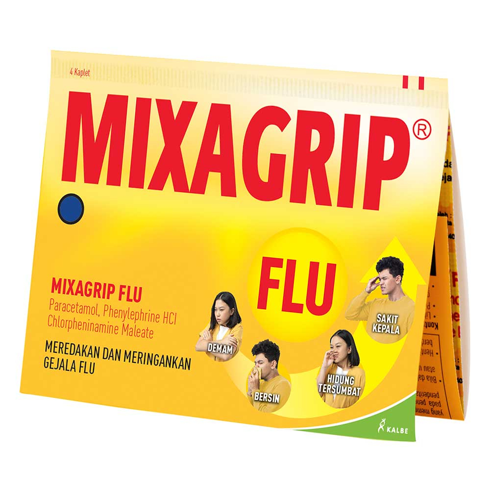 Jual Mixagrip Flu Obat 1 Strip Isi 4 Tablet | Shopee Indonesia