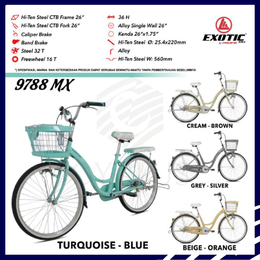 Jual Sepeda Mini CTB Exotic ET 9788 MX 26 Inch Anak Dewasa Keranjang ...