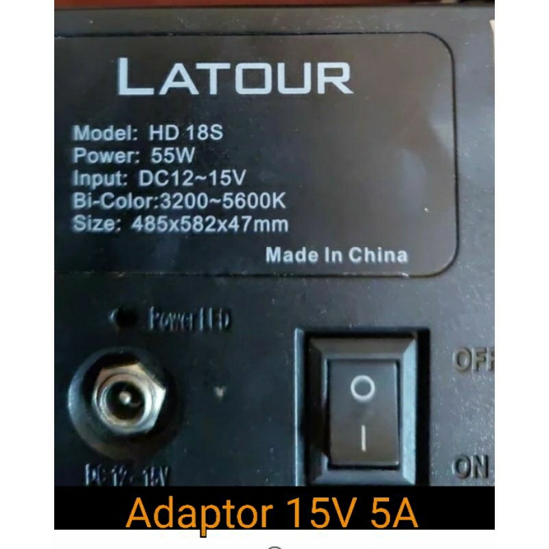 Jual AC DC ADAPTOR Star Light & Ring Light 30V 2A 15V 4A RINGLIGHT LATOUR model HD-18S / HD-18D ...