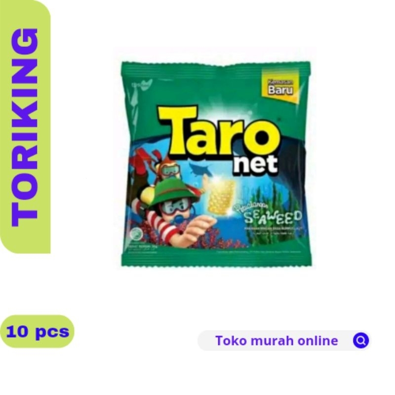 Jual SNACK TARO RUMPUT LAUT (1 Renceng isi 10 pcs @9gr) | Shopee Indonesia