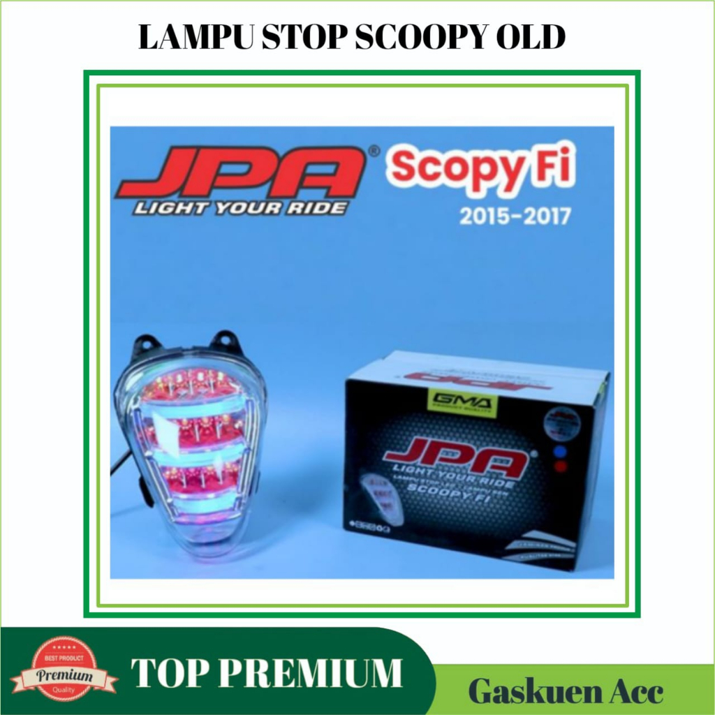 Jual Lampu Stop Stoplamp Scoopy Old Fi 2013 2014 2015 2016 LED Original ...