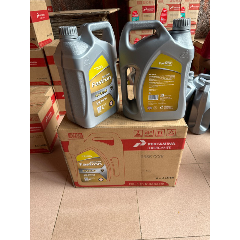 Jual OLI MESIN PERTAMINA FASTRON GOLD SAE 0W-20 4 LITER | Shopee Indonesia