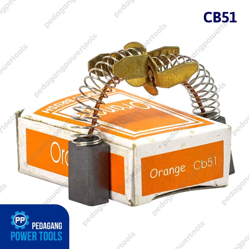Jual ORANGE CARBON BRUSH CB-51 SEPUL ARANG BOSTEL SPUL KUL CB51 SPARE PART | Shopee Indonesia