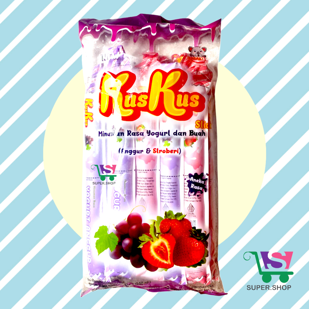 Jual Kuskus Ice Stik Yoghurt Buah (isi 10 pcs) | Shopee Indonesia