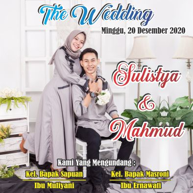 Jual BANNER WEDDING / BACKDROP WEDDING / SPANDUK WEDDING / CUSTOM ...