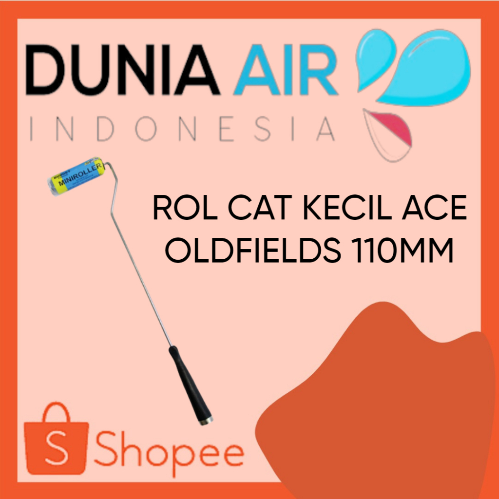 Jual Rol Roll Cat ACE Oldfield Budget Biru 110mm Kecil Mini Mini Roller ...