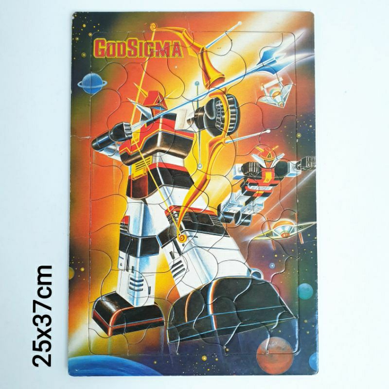 Jual Jigsaw Puzzle Bongkar Pasang Karakter Robot Kartun Jepang Jadul ...