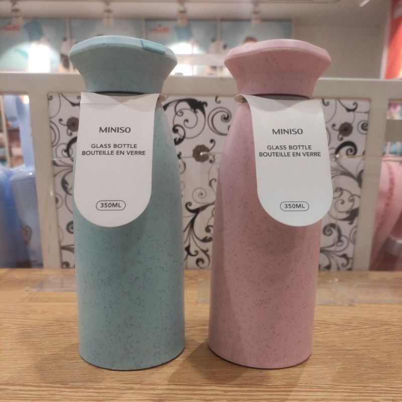 Jual BOTOL KACA CUTE DESIGN 300 & 350 MLl | Shopee Indonesia