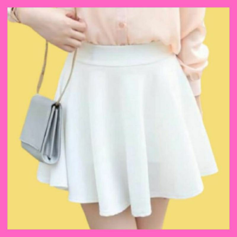 Jual Rok Mini Korean Skirt Scuba Pendek Olahraga Senam Zumba Gym Korea ...