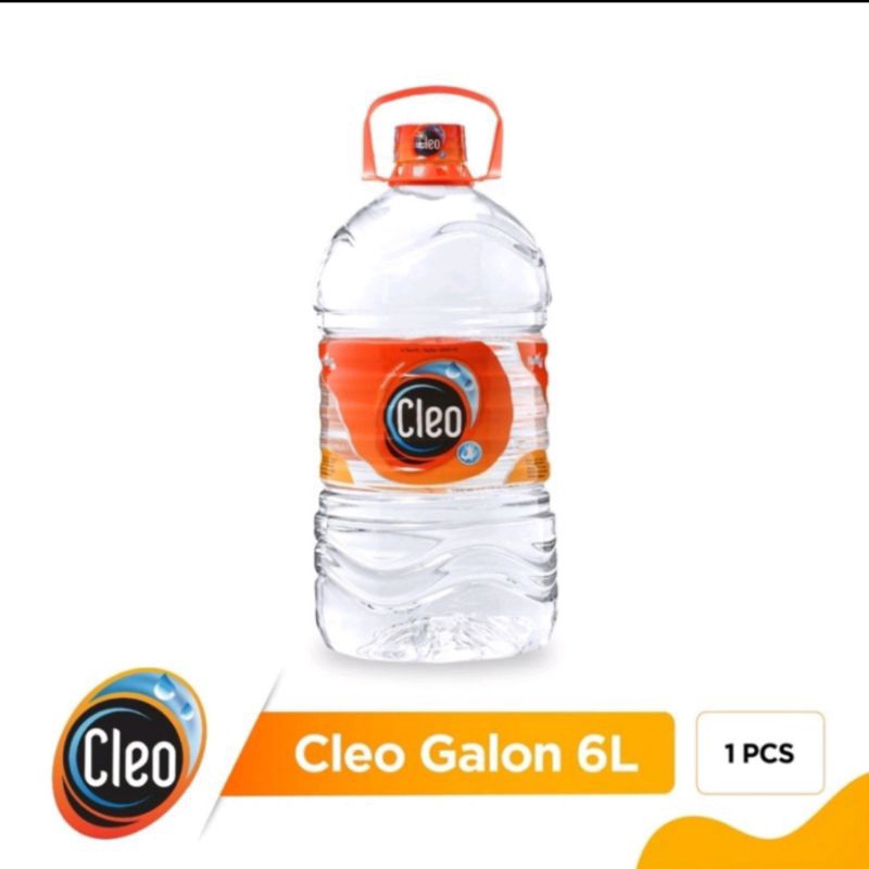 Jual Air mineral Cleo galon 6L SEKALI PAKAI (BABY GALON) | Shopee Indonesia