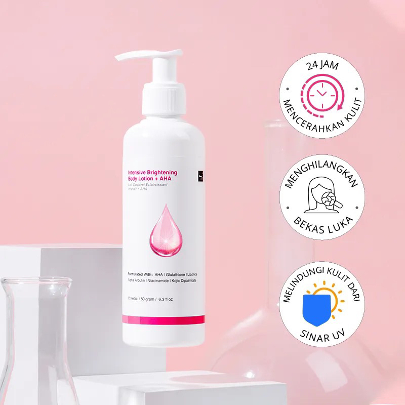 Jual Beaudelab Intensive Brightening Body Lotion + AHA | Shopee Indonesia