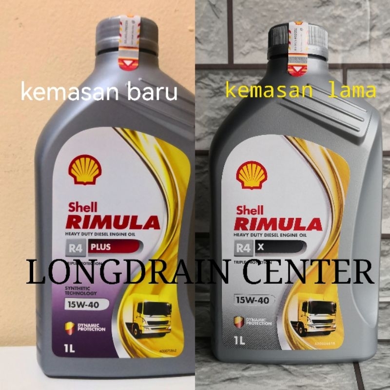 Jual Shell Rimula R4 PLUS 15W40 1 Liter Original | Shopee Indonesia