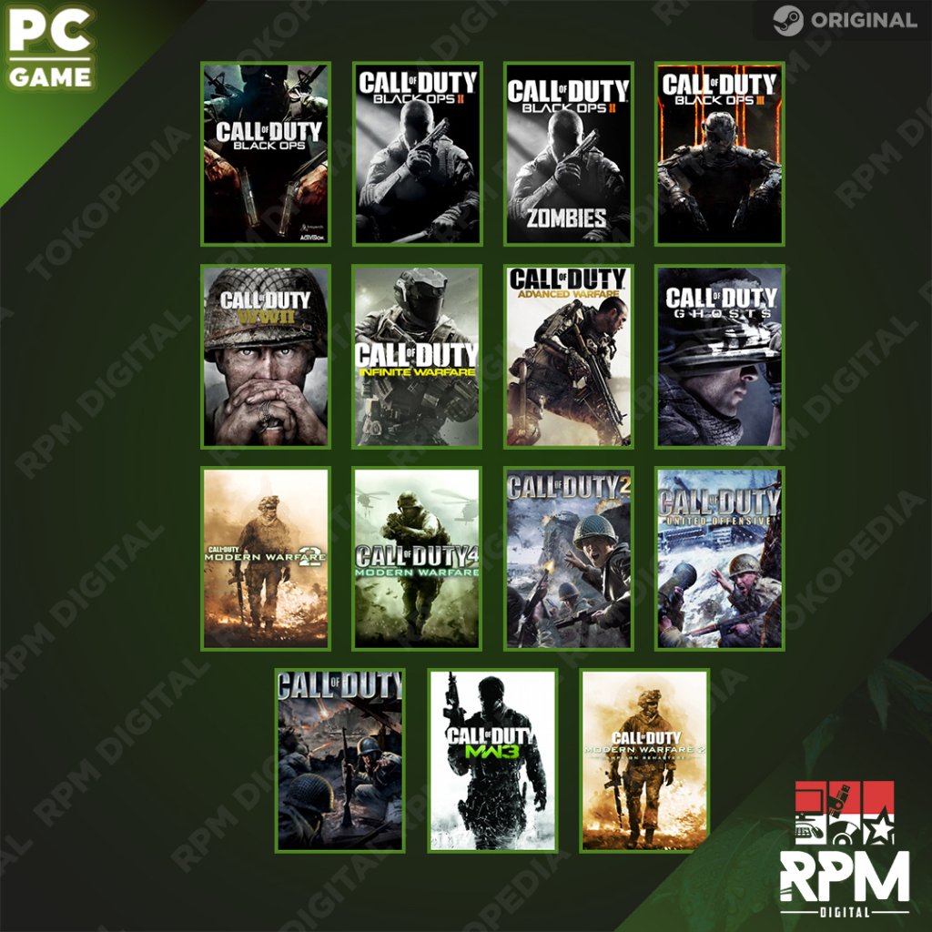 Jual Call of Duty BUNDLE - PC ORIGINAL | Shopee Indonesia