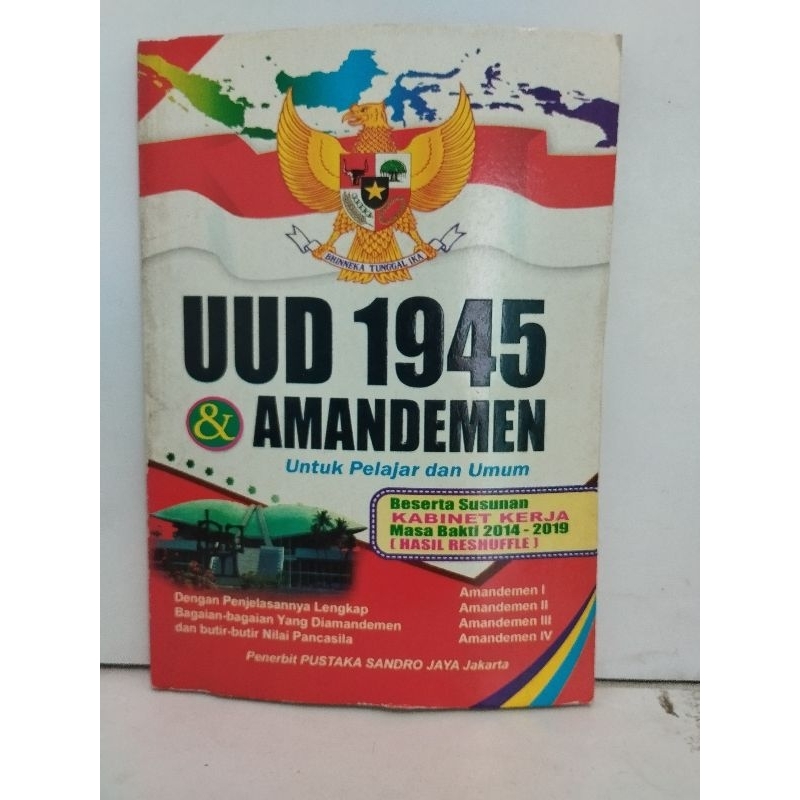 Jual Buku Uud 1945 And Amandemen Untuk Pelajar Dan Umum Shopee Indonesia 