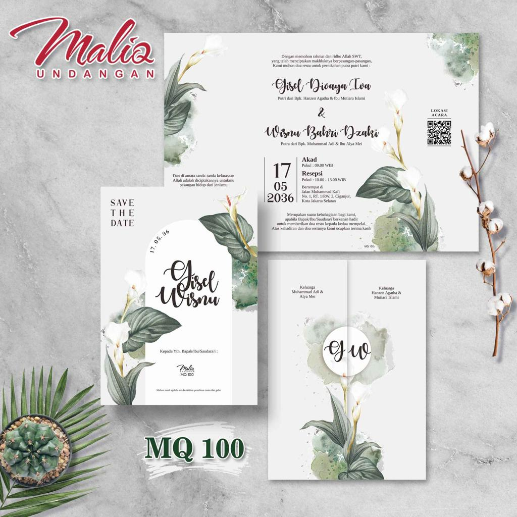 Jual MALIQ 100 Blanko Undangan | Blangko Undangan | Undangan | Shopee Indonesia