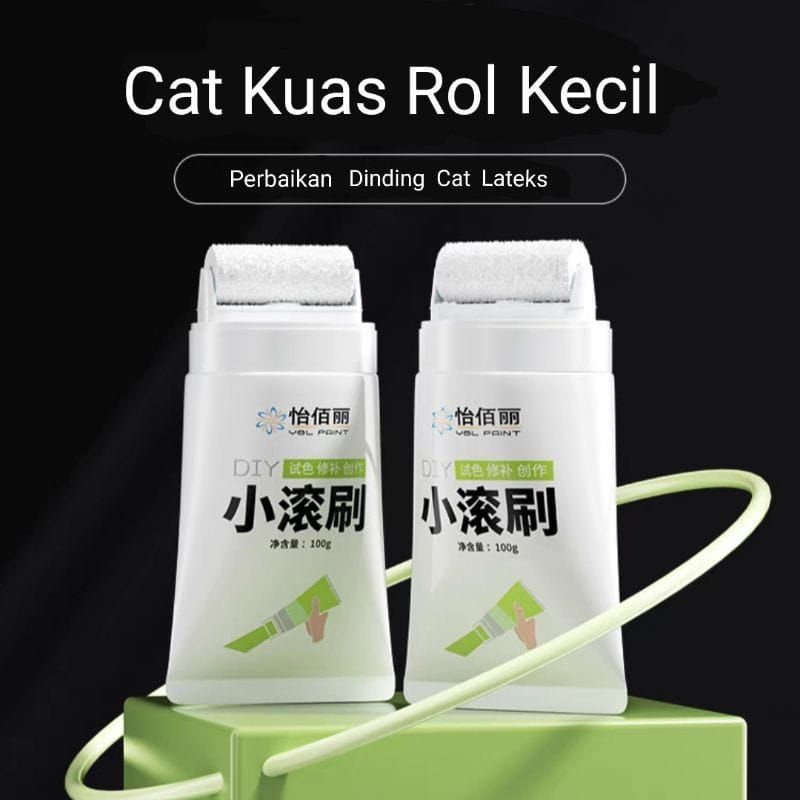 Jual Cat roller mini cat penambal dinding cat putih pembersih noda ...