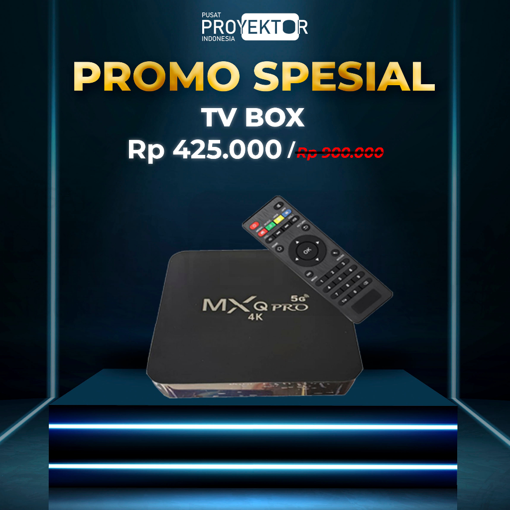Jual Pusat Proyektor Indonesia - TV Box OTT 4k 5G Ultra HD STB 01 - MXQ ...