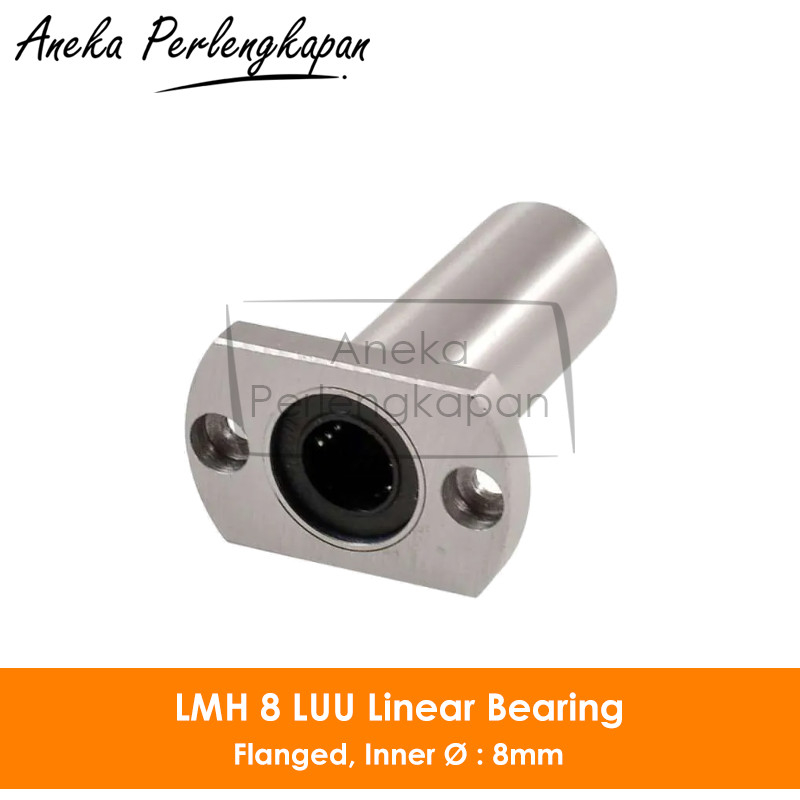 Jual LMH8LUU / LMH 8 LUU Longer Linear Motion Flange Bearing | Shopee ...