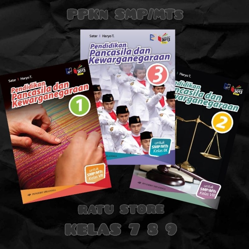 Jual Buku PPKn Pkn Satar SMP Kelas 7 8 9 VII VIII IX 1 2 3 Kurikulum 2013 Revisi Original ...