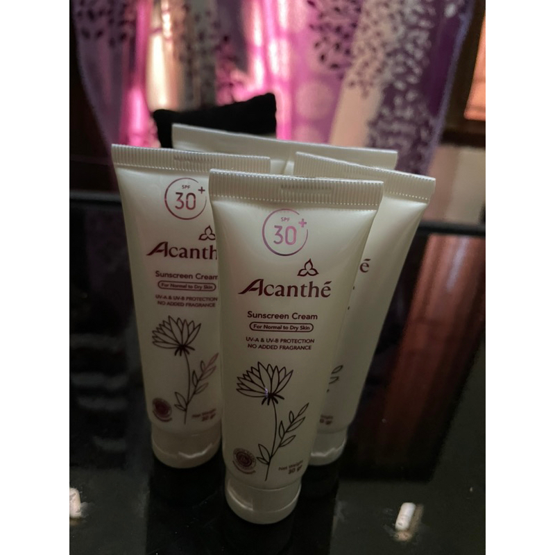 Jual ACANTHE SUNSCREEN SPF 30+ ( rekomendasi dokter spkk) | Shopee ...