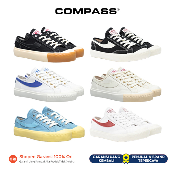 Jual [ORIGINAL NEW] Sepatu Compass Gazelle Low | Shopee Indonesia