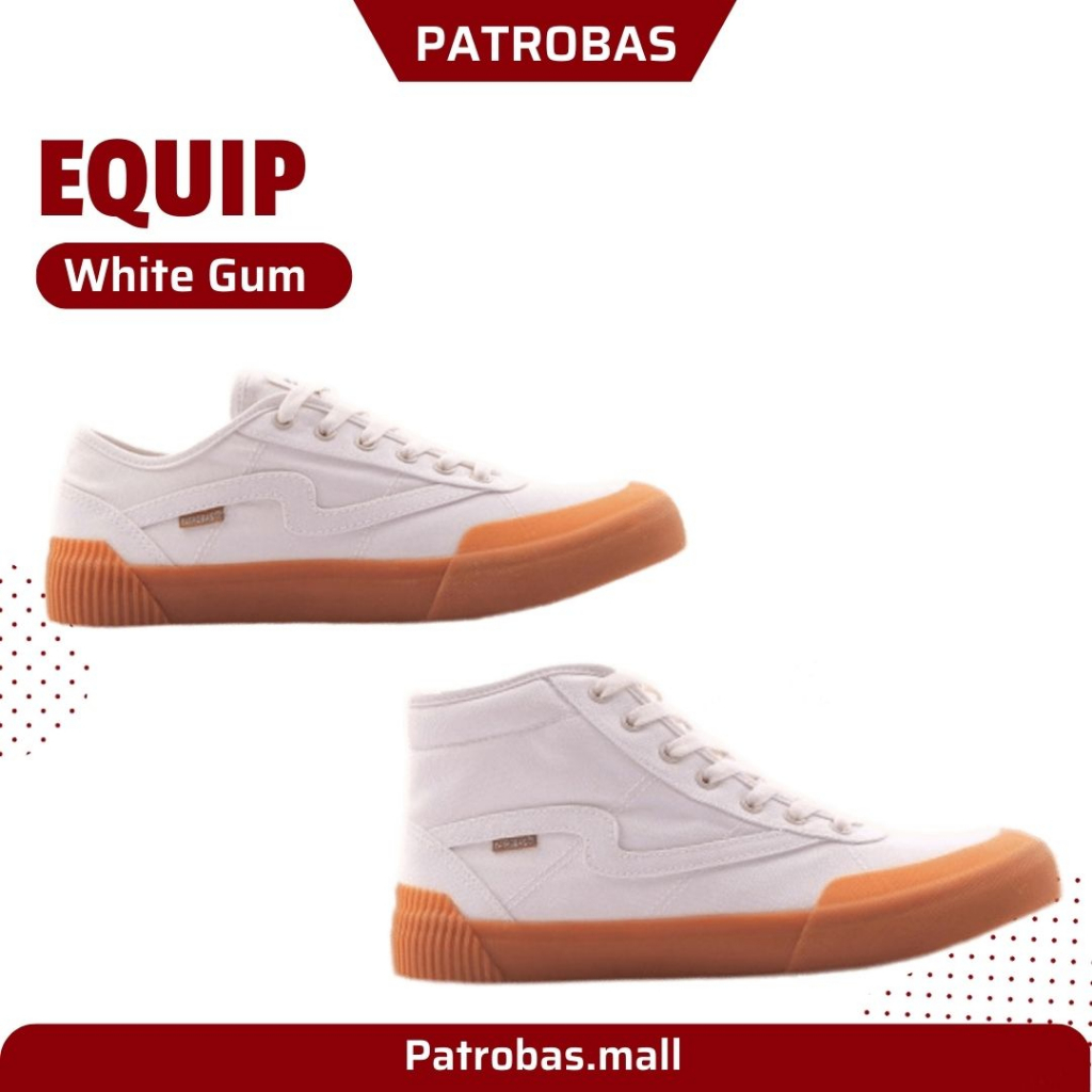 Jual PATROBAS EQUIP LOW HIGH WHITE GUM ORIGINAL SEPATU PATROBAS ...