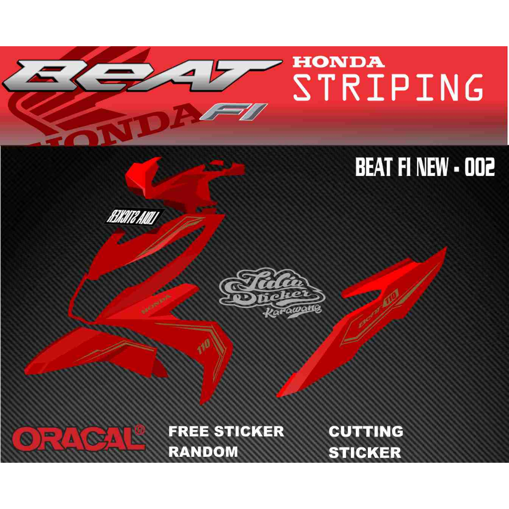 Jual STRIPING BEAT FI NEW MINIMALIS 002 | Shopee Indonesia
