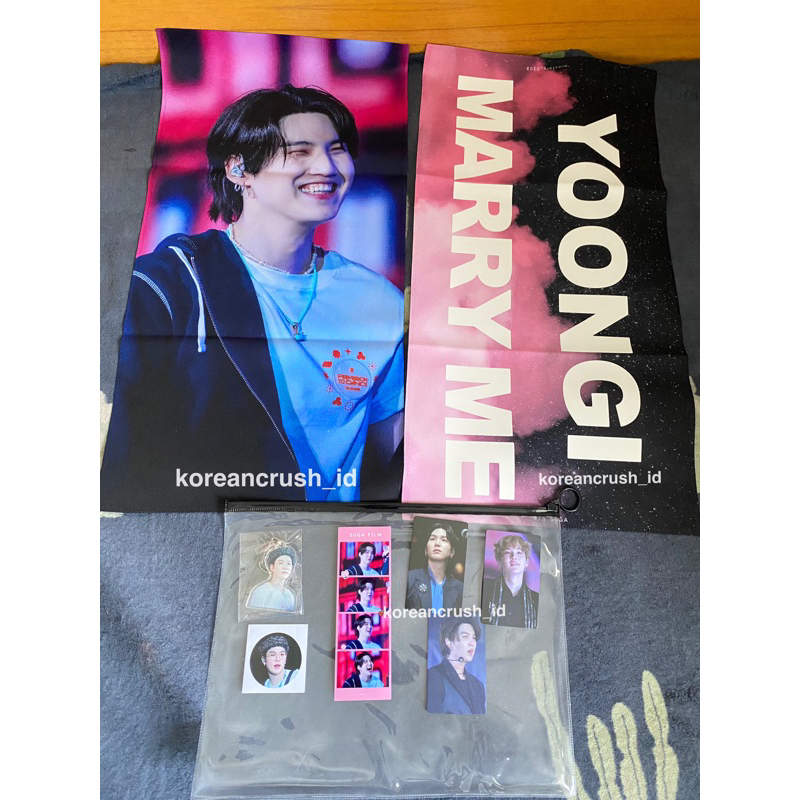 Jual Suga BTS - yoongi marry me slogan dday agustd tour album | Shopee ...