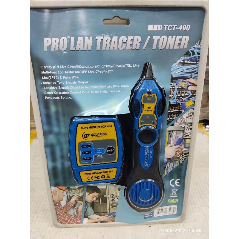 Jual Tone Generator & Probe GOLDTOOL TCT-490 | Shopee Indonesia