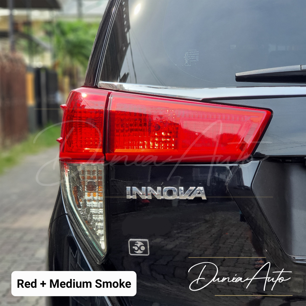 Jual Stiker Smoke Lampu Belakang Tail Light Aksesoris Innova Reborn ...