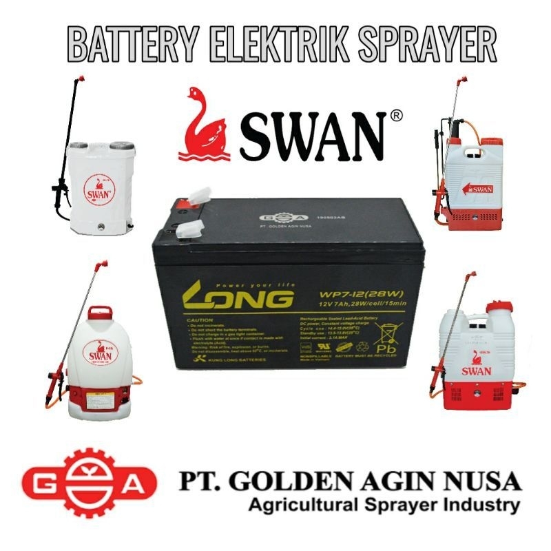 Jual AKI ORI SWAN / AKI TANGKI CAS SWAN / AKI ORIGINAL SWAN / BATERAI ...