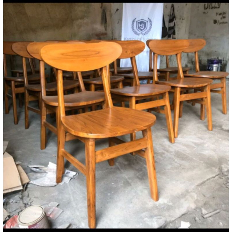 Jual Termurah kursi Cafe kursi makan sudah finising/sudah warna | Shopee Indonesia