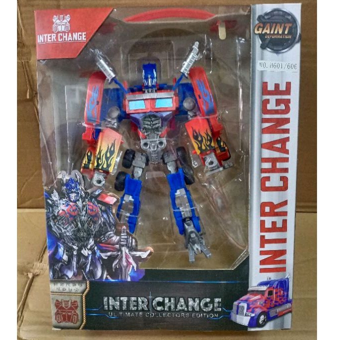 Jual mainan robot transformer interchange robot transformer bongkar ...