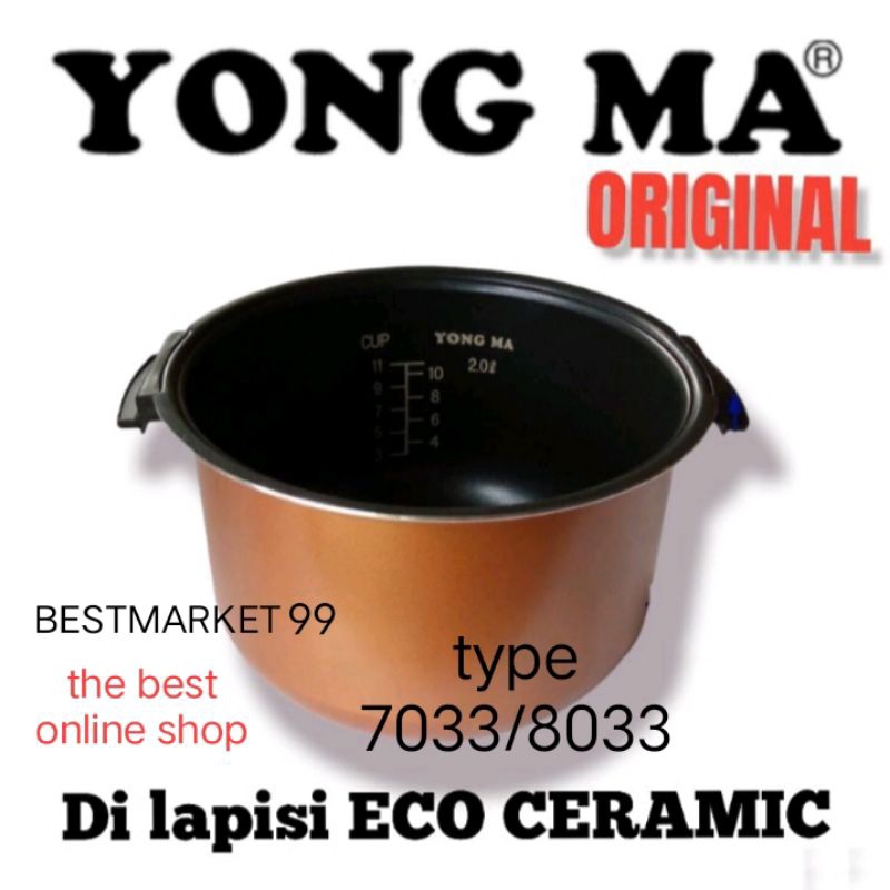 Jual PANCI MAGIC COM YONG MA WING SMC 7033 / 8033 / 8073 ECO CERAMIC ...