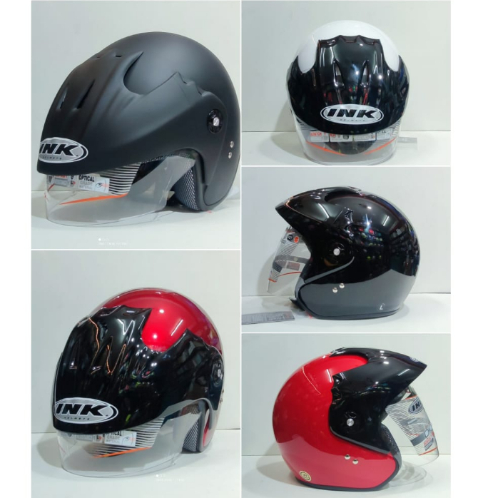 Jual Helm INK Klasik cx390 Polos Series Original Helm Clasic Batman ...