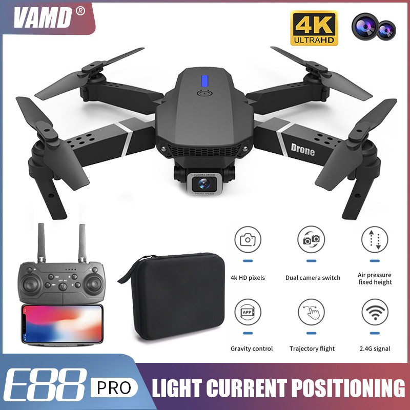 Jual E88 PRO Drone Profesional 4K Sudut Lebar Kamera HD Tinggi Tetap ...