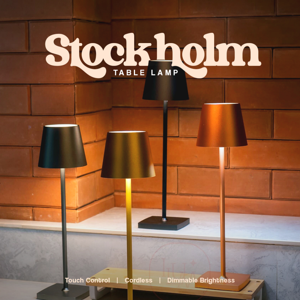 Jual STOCKHOLM Bar Table Lamp Lampu Meja Nordic Minimalis | Shopee ...