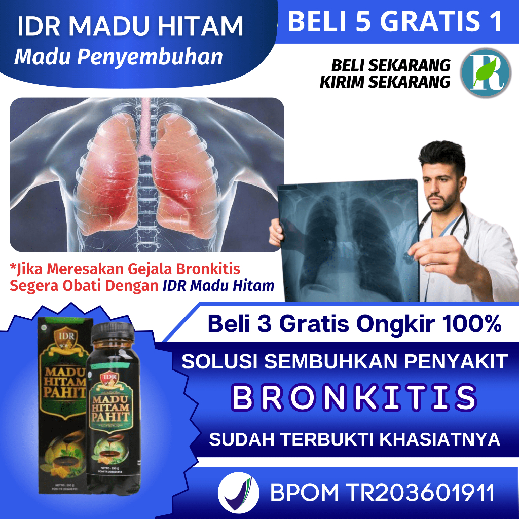 Jual IDR Madu Hitam Obat Bronkitis 350 gram | Shopee Indonesia