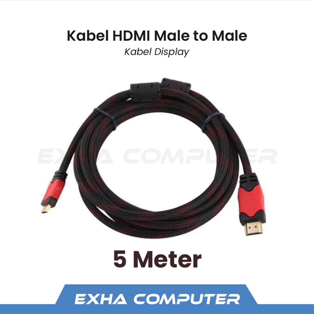 Jual Kabel HDMI to HDMI 5 Meter - HDMI 5Meter | Shopee Indonesia